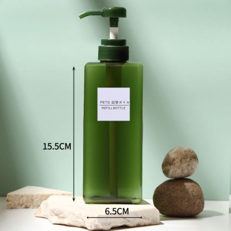 Jual Botol Sabun Cair 650 ml Pompa Travel Botol Spray Make Up Dispenser ...