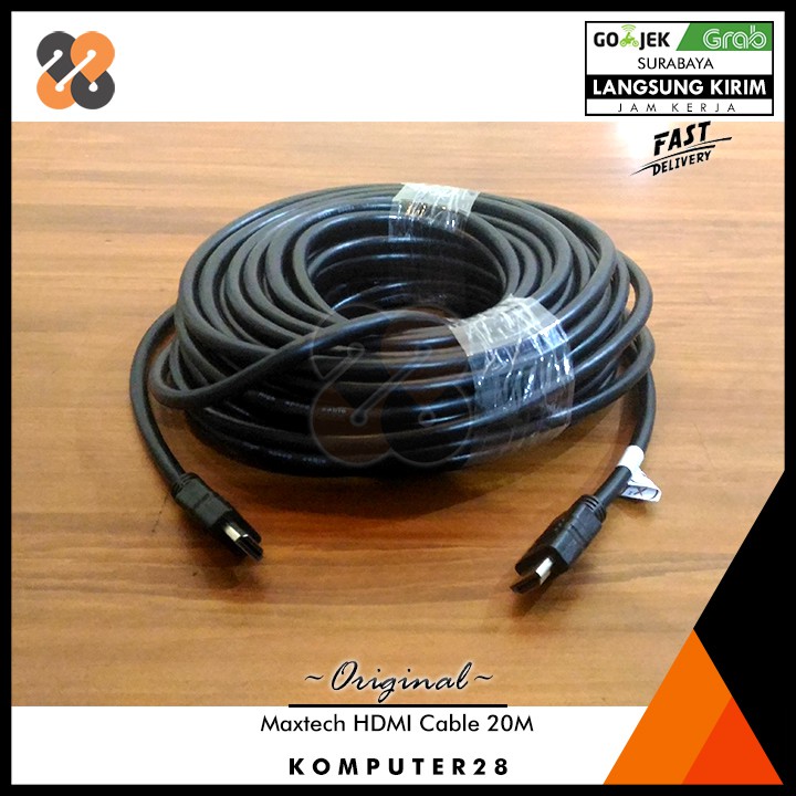 Jual Maxtech / Maxline HDMI Cable 20M - Kabel HDMI 20 Meter | Shopee ...