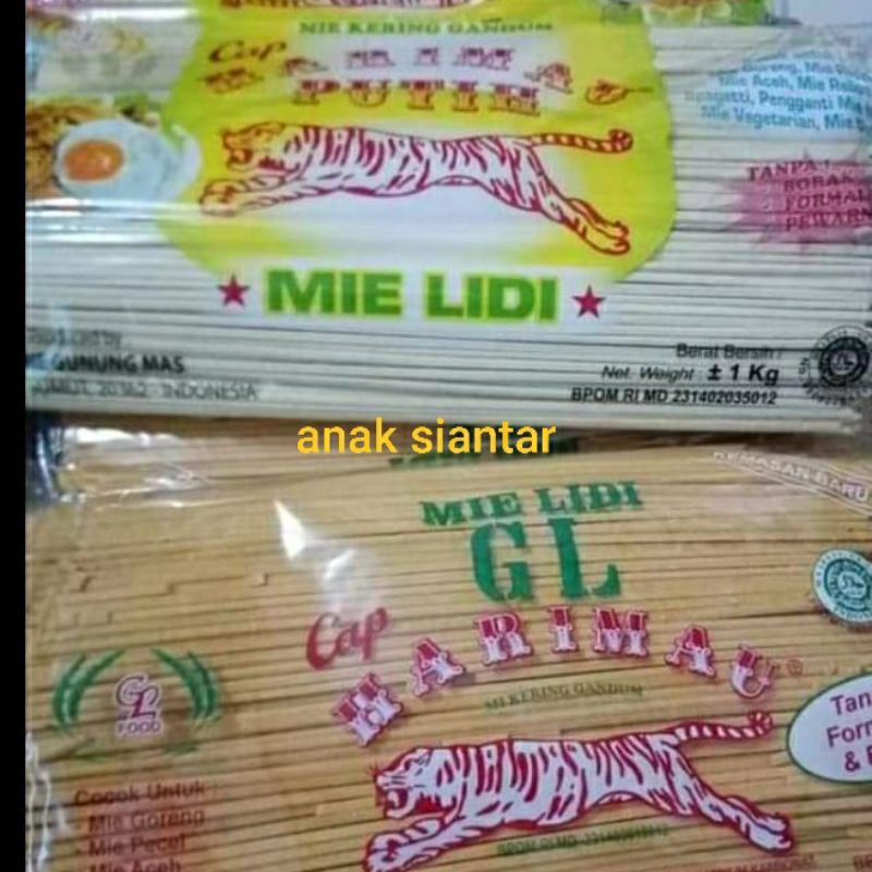 Jual Mi lidi cap harimau GL 1 kg | Shopee Indonesia