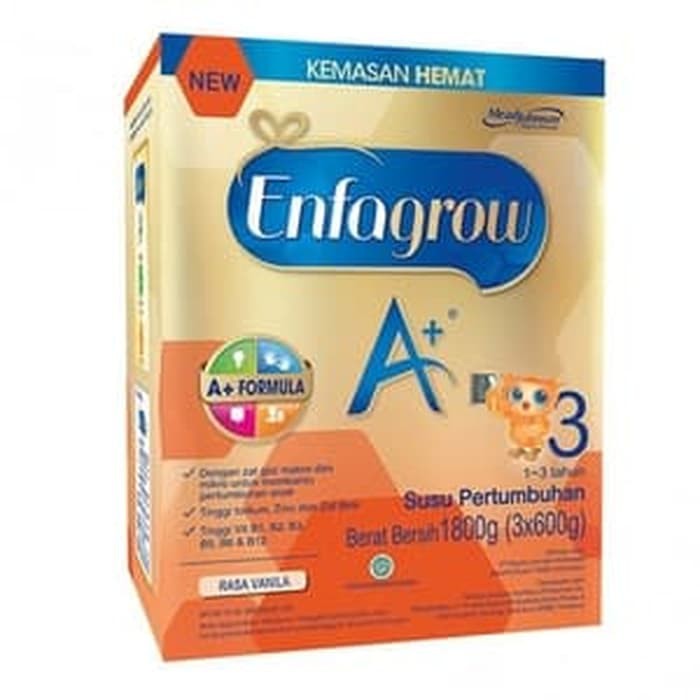 Jual Enfagrow A+ Tahap 3 Vanilla 1800gr | Shopee Indonesia