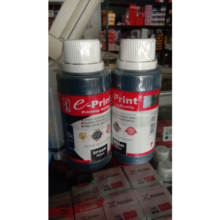 Jual eprint tinta Epson atau Canon hitam atau warna 200ml | Shopee ...