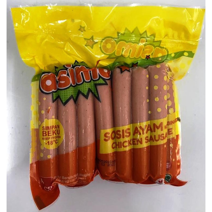 Jual Sosis Ayam Asimo isi 15, berat 375 g | Shopee Indonesia