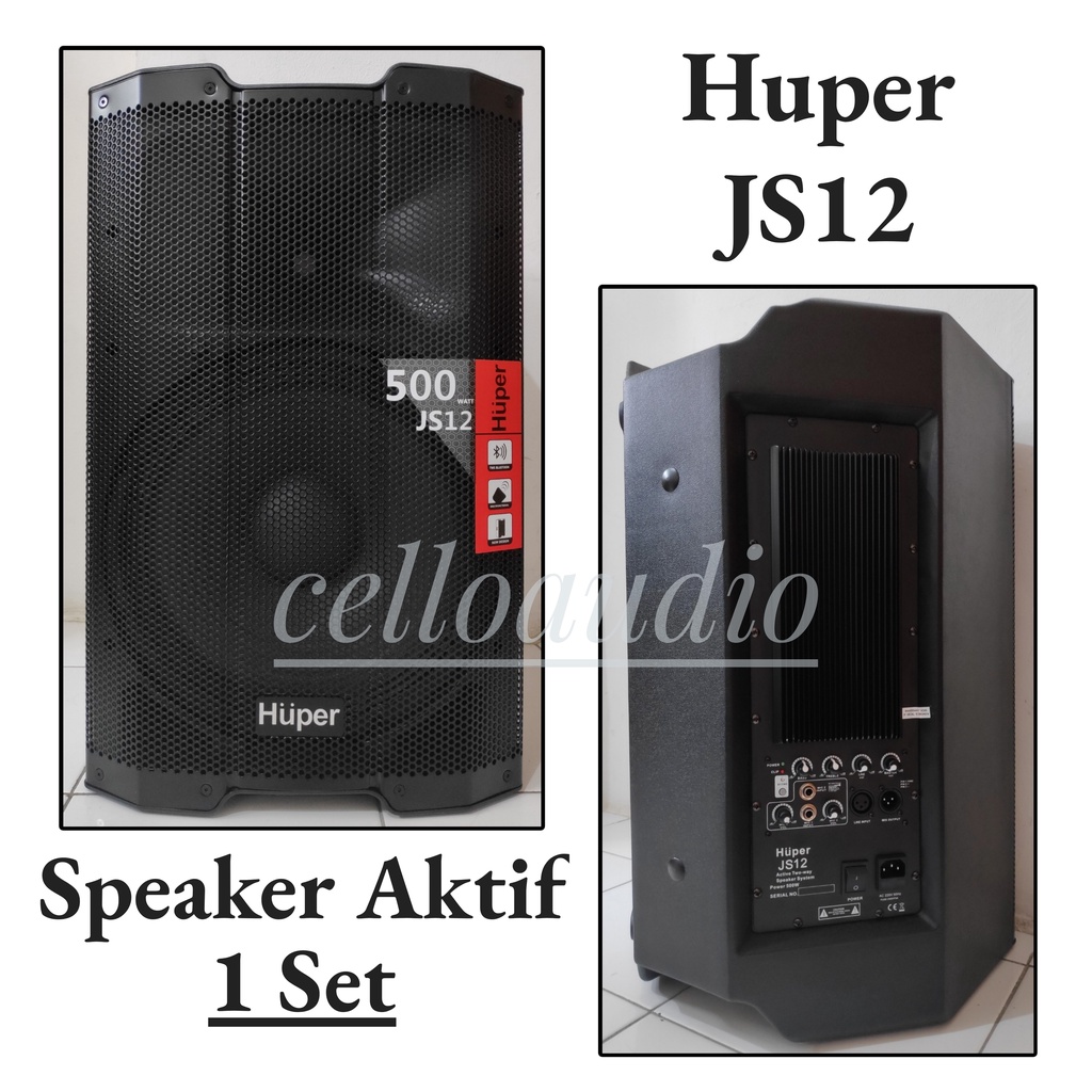 Jual Speaker Aktif 15" Huper JS12 Active Speaker 15 Inch JS 12 (1 Set) | Shopee Indonesia