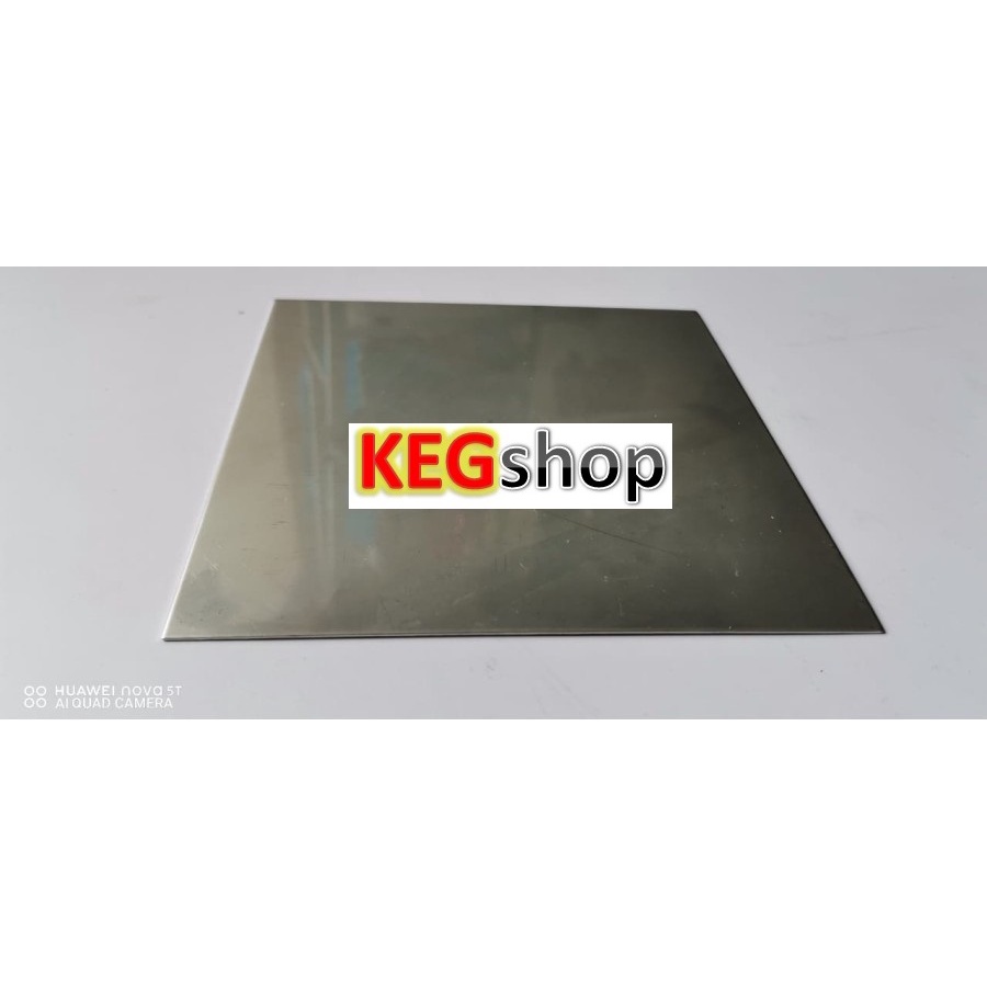 Jual Plat Stainless Steel SUS 316L tebal 1mm 30x30 cm (bisa untuk blade ...