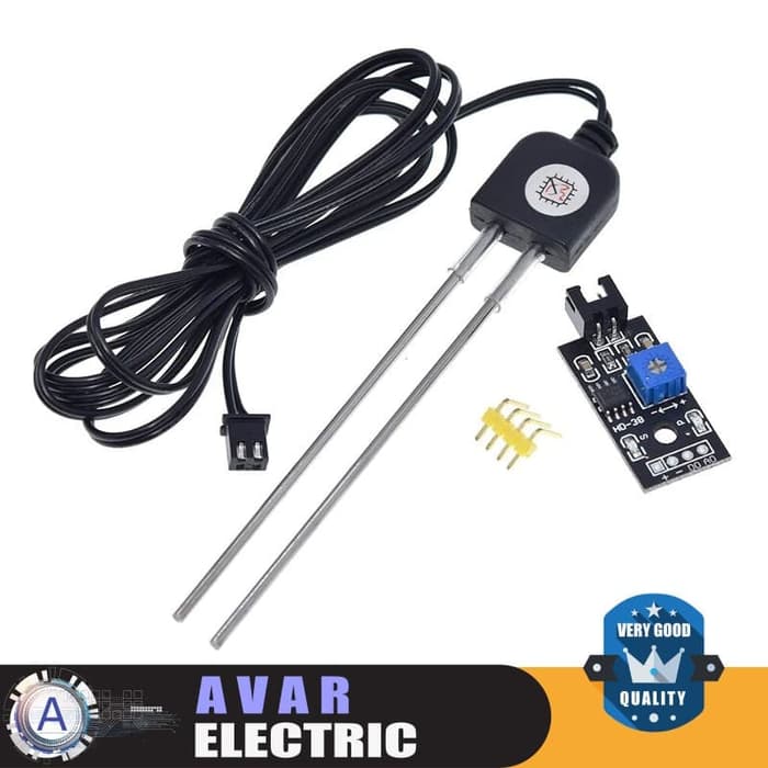 Jual Soil Moisture Sensor Kelembaban Tanah Probe Stick Module Arduino ...