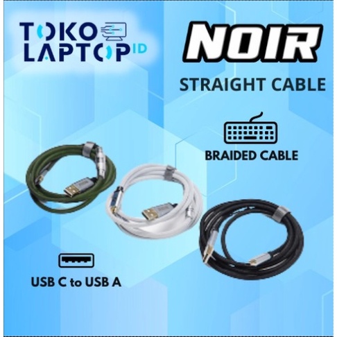 Jual Noir Straight Cable Type C Type-C YC8 Aviator Cable | Shopee Indonesia