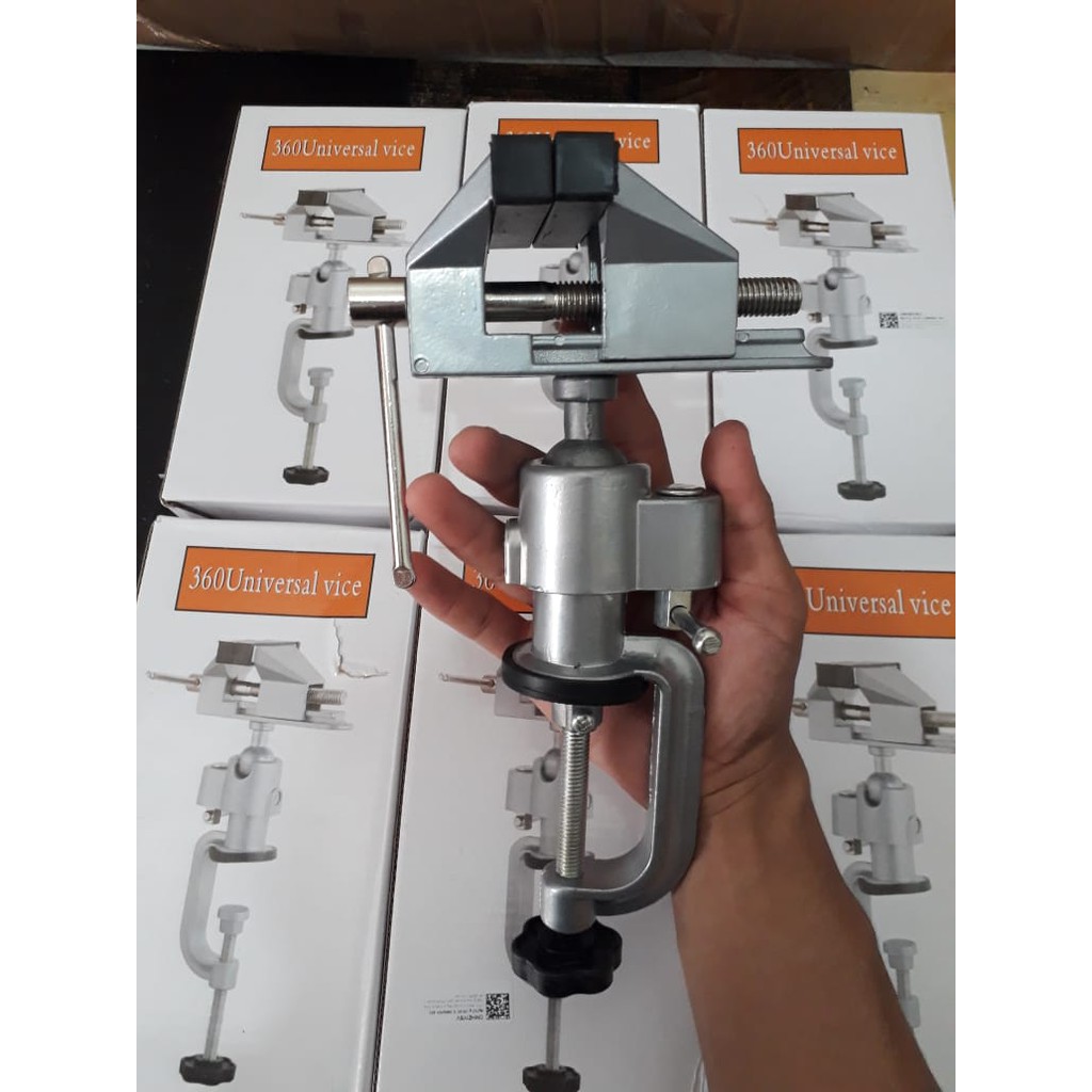 Jual Catok meja putar 360 CRAFT CLAMP 360Klem vise catok ragum penjepit ...