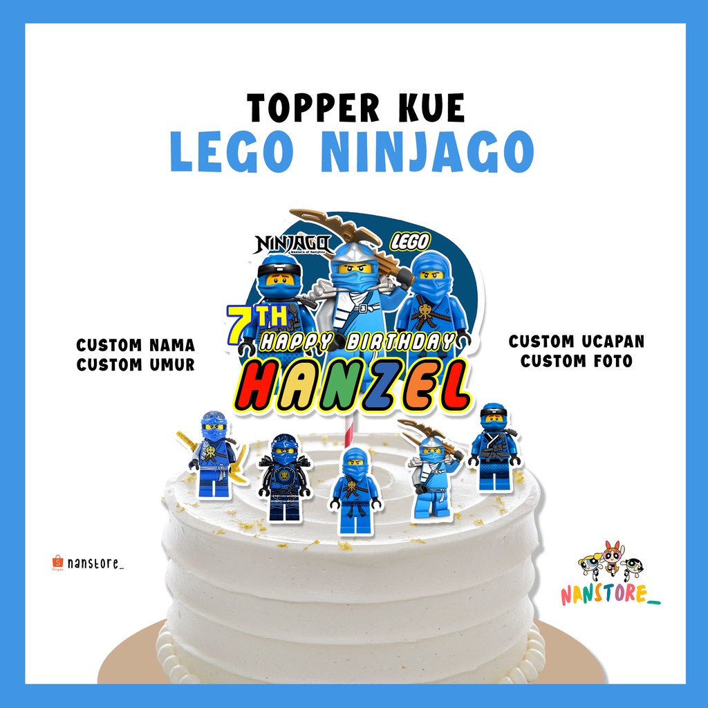 Jual Topper Cake Custom Lego Ninjago | Shopee Indonesia