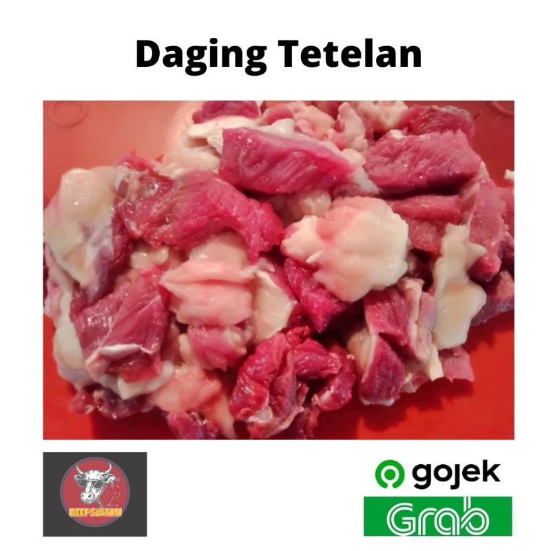Jual Daging Tetelan Sapi 500gr | Tetelan Sandung Lamur Sapi | Daging ...