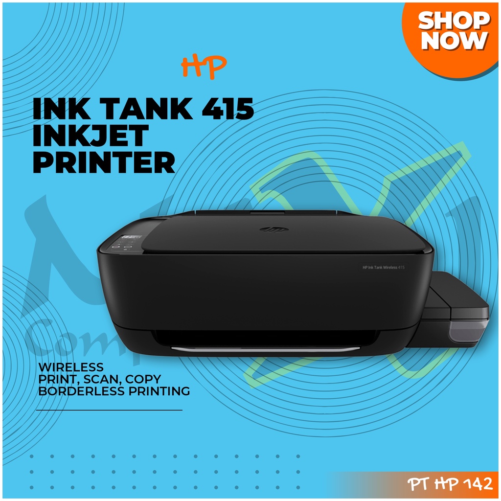 Jual HP Ink Tank 415 Wireless All-in-One Print Copy Scan Inkjet Printer ...