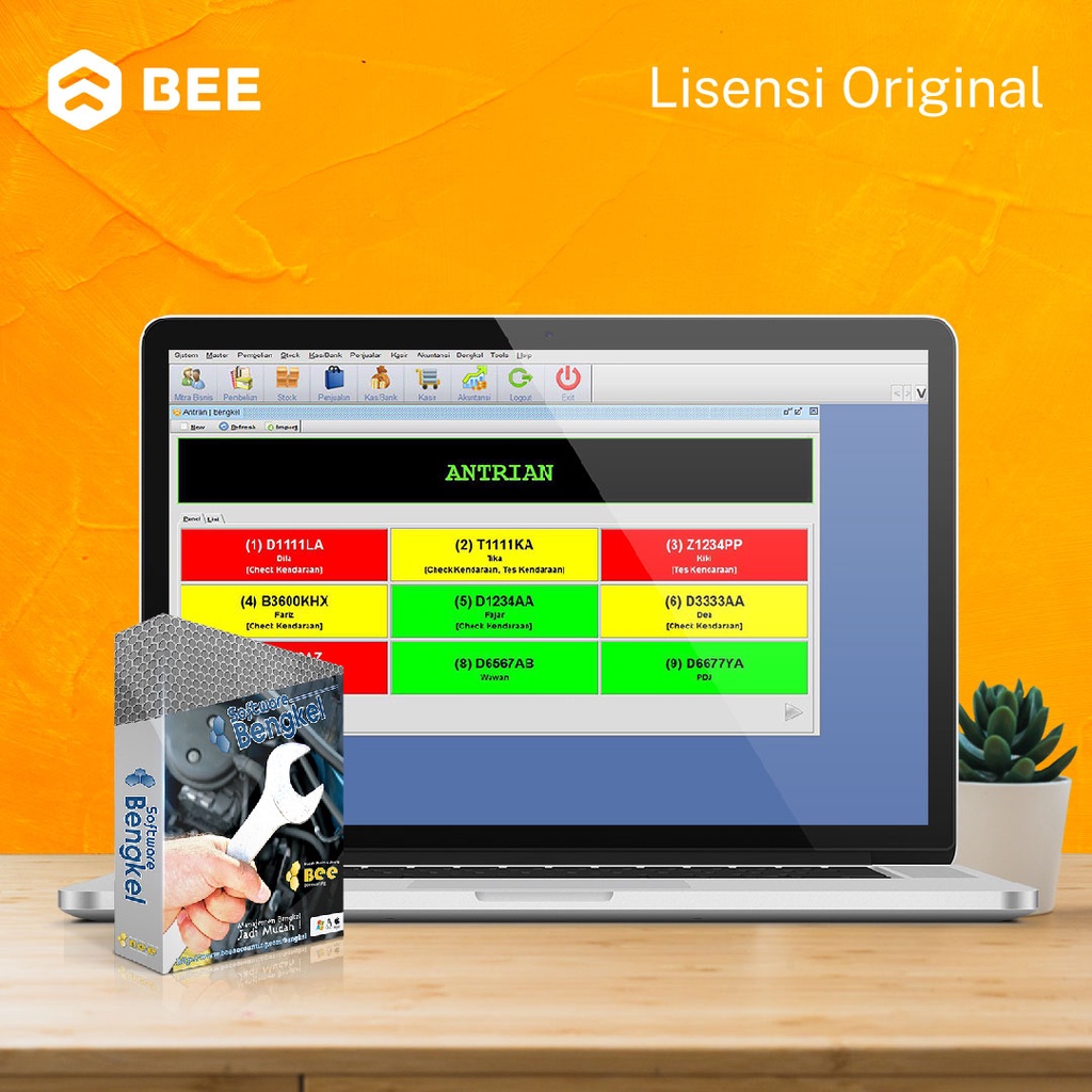 Jual Beeaccounting Bee Bengkel Silver (Bee Accounting Bengkel ...