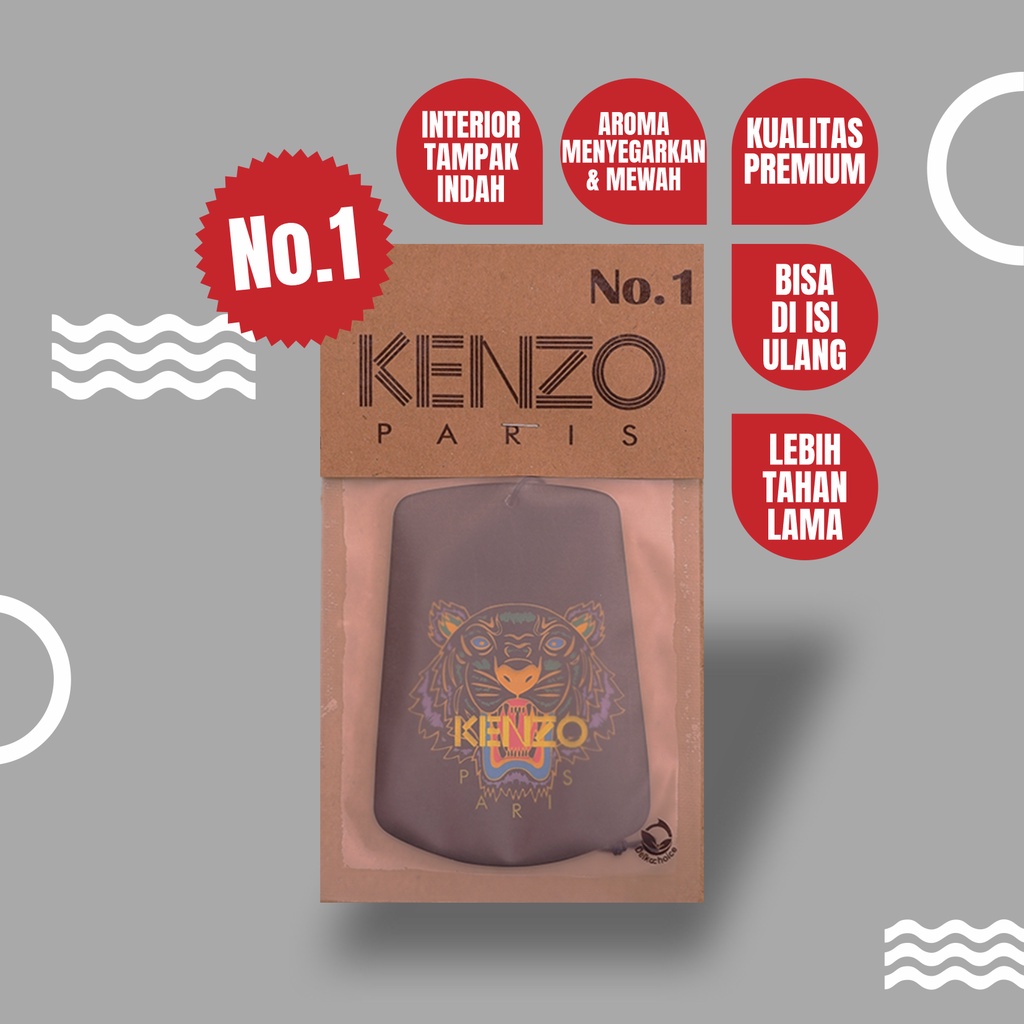 Jual Parfum Pewangi Mobil Gantung Mewah Tahan Lama Kertas Refill ...