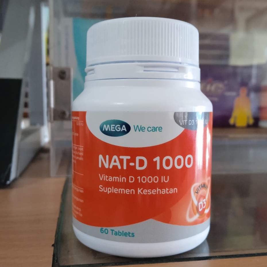 Jual MEGA WE CARE NAT D 1000 (60'S) | Shopee Indonesia