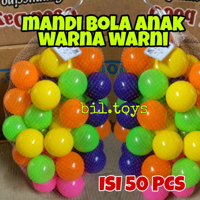 Jual MAINAN ANAK MANDI BOLA 50PCS MAINAN ANAK PEREMPUAN MAINAN ANAK ...