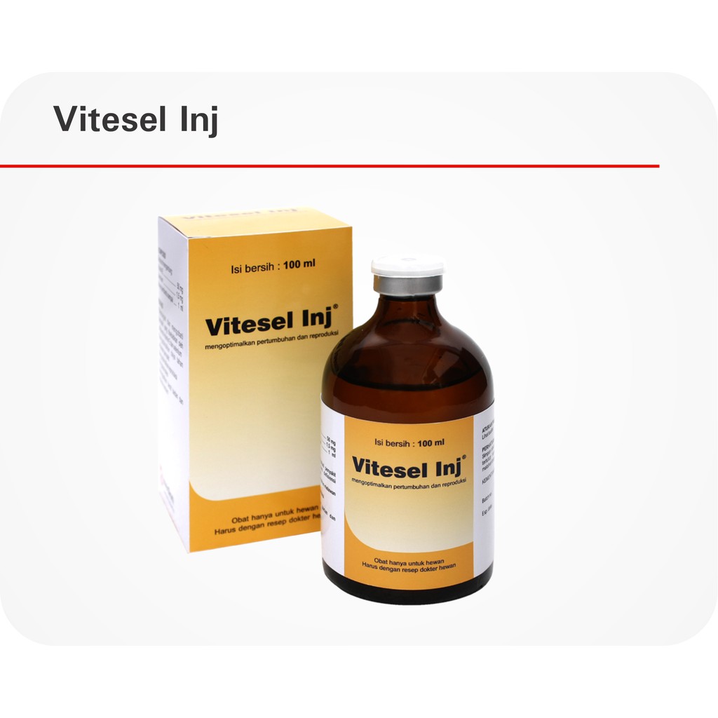 Jual VITASEL Inj 100ml obat untuk menambah pertumbuhan dan ...