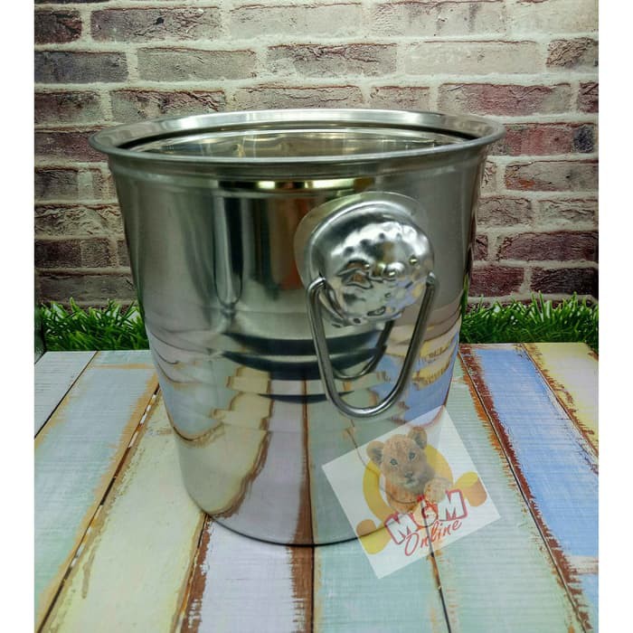 Jual 7.0L Tempat es batu ember Stainless - Ice bucket stainless lebar ...
