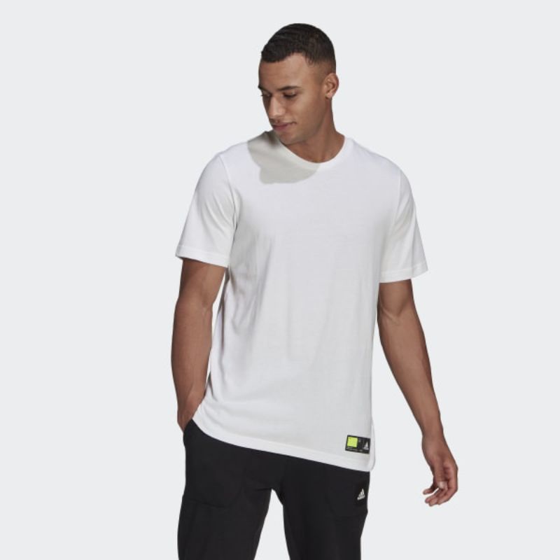 Jual Adidas Athletics Graphic Tee White Original | Shopee Indonesia