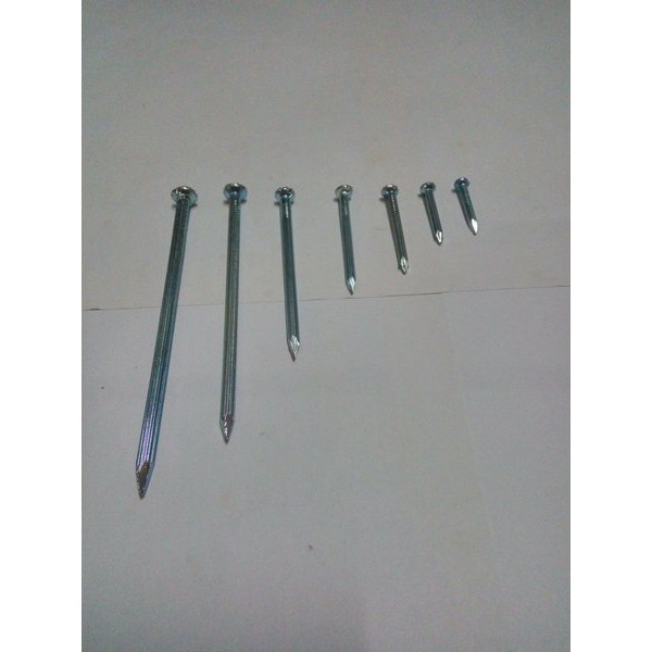 Jual Paku Beton Putih 1.5 inch Paku Beton 4 cm | Shopee Indonesia