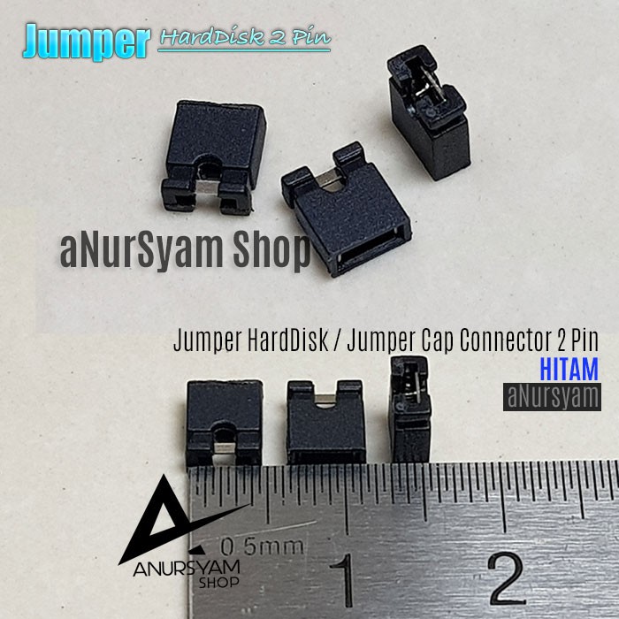 Jual Jumper HardDisk / Jumper Hardisk / Jumper Cap Connector 2 Pin ...
