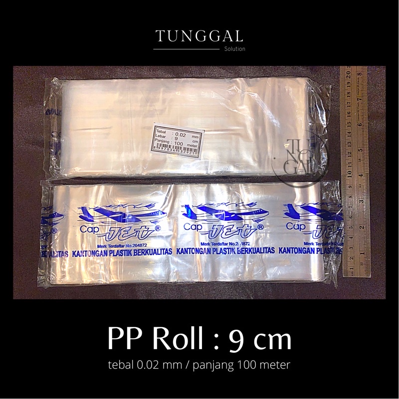 Jual Plastik PP Roll Cap Jet - panjang 100 meter, tebal 0.02 mm ...