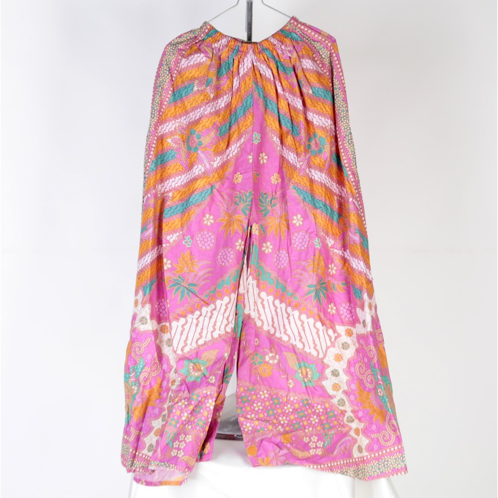 Jual Celana Kulot Batik Warna Pastel Pink Tosca Ungu Biru | Shopee ...