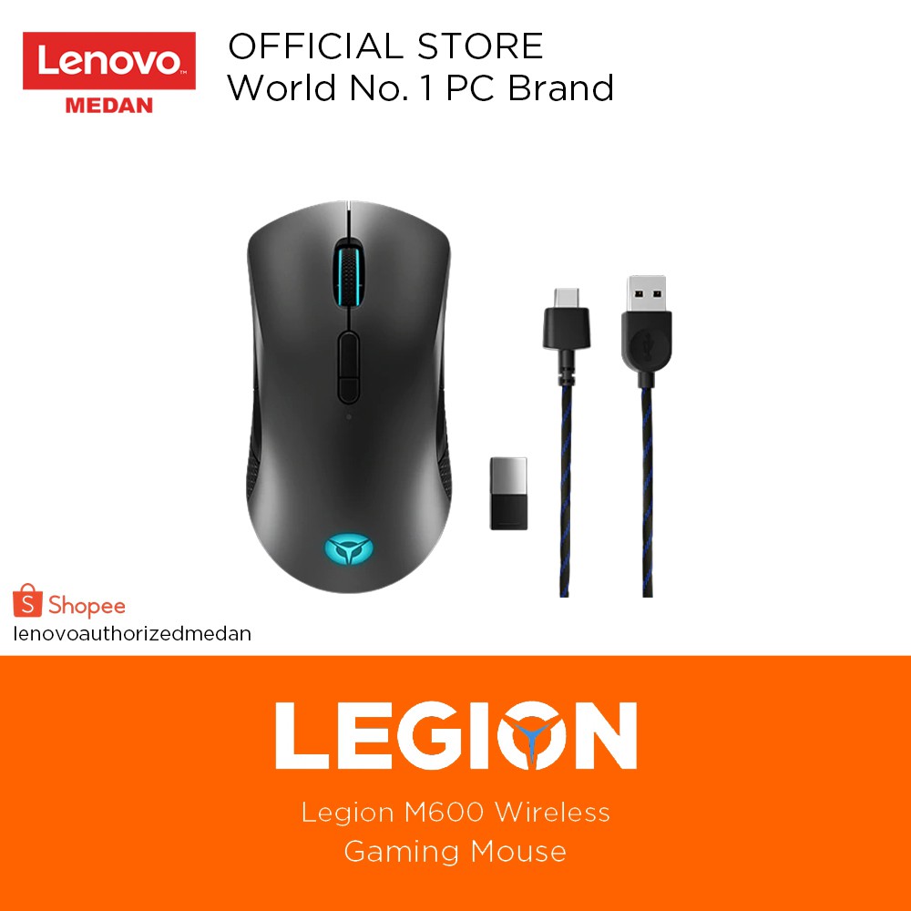 Jual Lenovo Legion M600 Wireless Gaming Mouse (2.4GHz / BlueTooth 5.0 ...