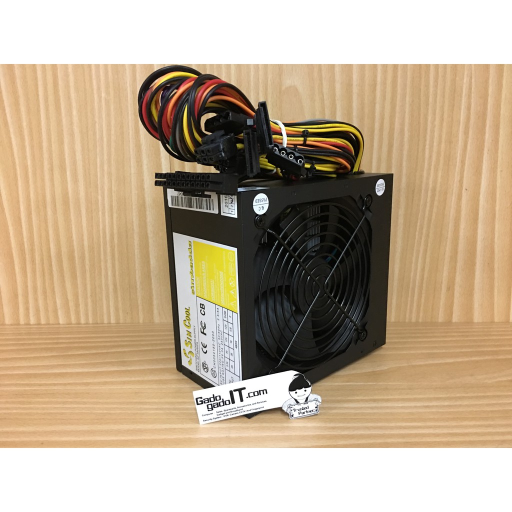 Jual Power Supply Unit/PSU SIMBADDA Sim Cool 480 WATT (OEM) -GARANSI ...