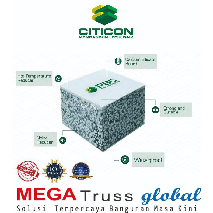Jual Material Panel Sandwich Citicon / Panel Dinding Instan - di ...