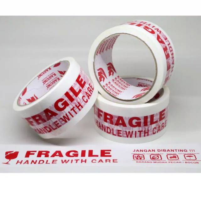 Jual Lakban fragile putih | Shopee Indonesia