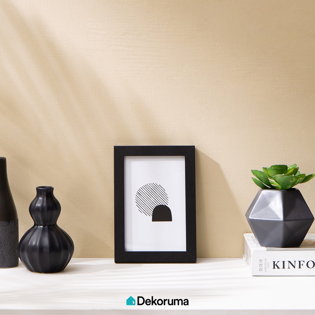 Jual Dekoruma Heim Studio GAKU Bingkai Foto Basic Hitam - Photo Frame ...