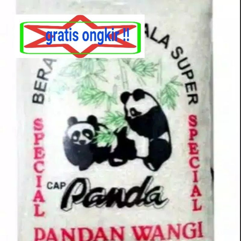 Jual Beras panda 5kg [beras bulat=short grain] | Shopee Indonesia