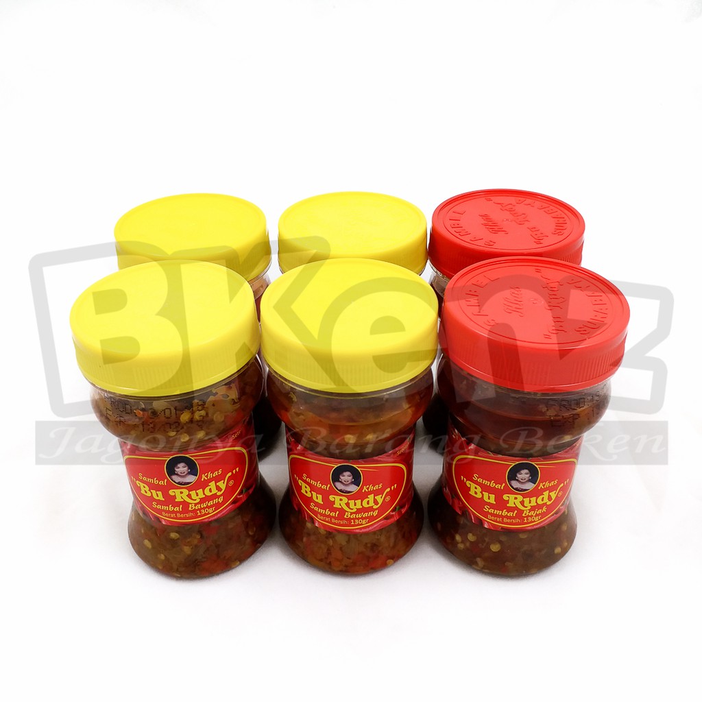 Jual Paket Sambal Bu Rudy 2 Rasa Bawang Trasi Isi 6 Botol | Shopee ...