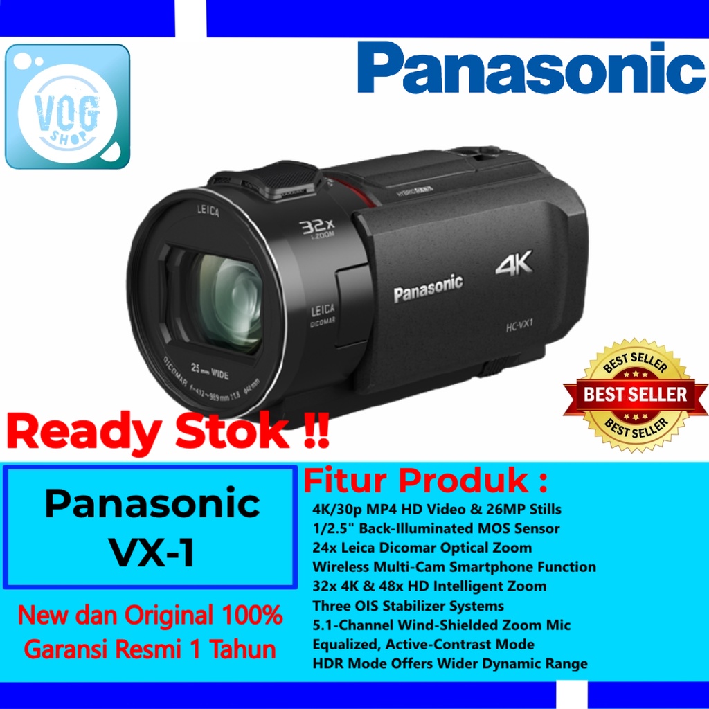 Jual Panasonic HC VX1 UHD 4K Handycam - Panasonic VX1 | Shopee Indonesia