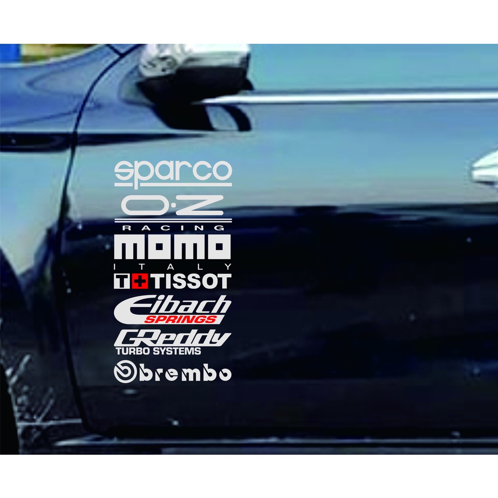 Jual stiker sponsor mobil universal murah | Shopee Indonesia