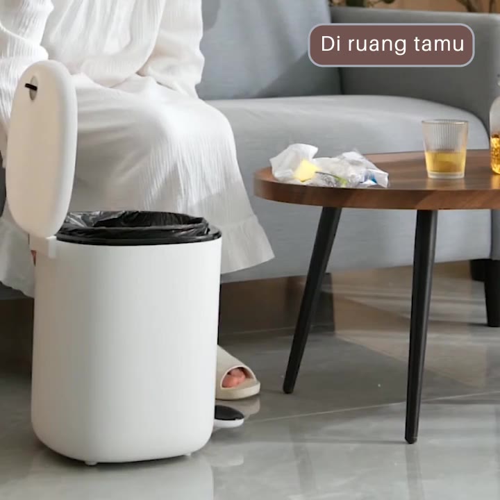 Jual ECOCO Pedal Trash Can - Tempat Sampah Kotak Keranjang Tong Bin Sampah Injak Otomatis ...