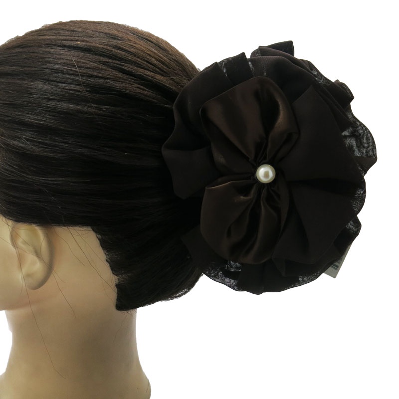 Jual Jepit Rambut Cengkram / Cepol Hijab Raida Black- Choco | Shopee ...