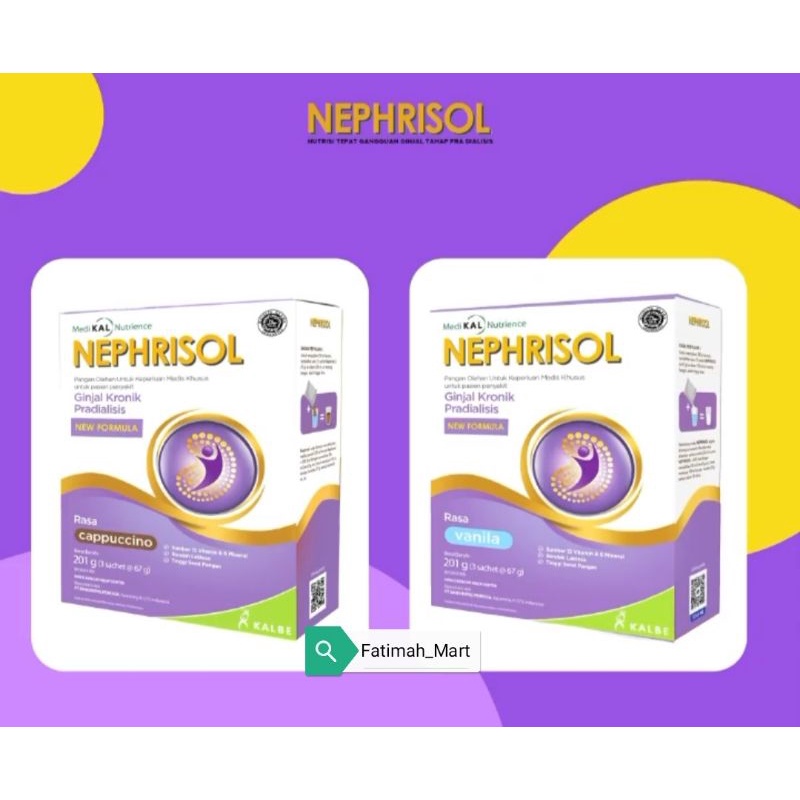 Jual Susu Nephrisol New Formula Low GI Vanilla & Cappucino | Shopee ...