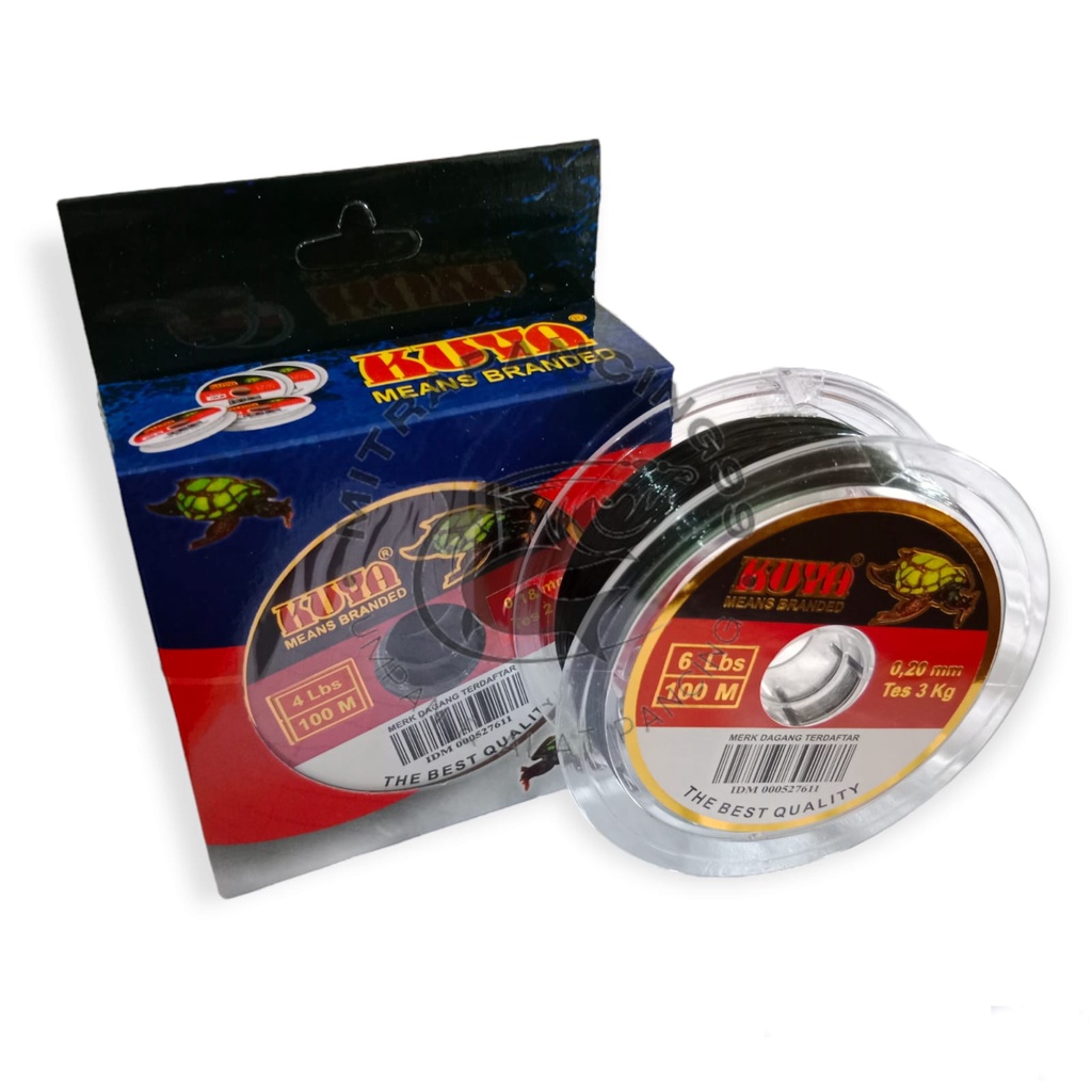 Jual Tali Senar Pancing Cap Kuya Dus - 100 Meter Best Quality | Shopee ...