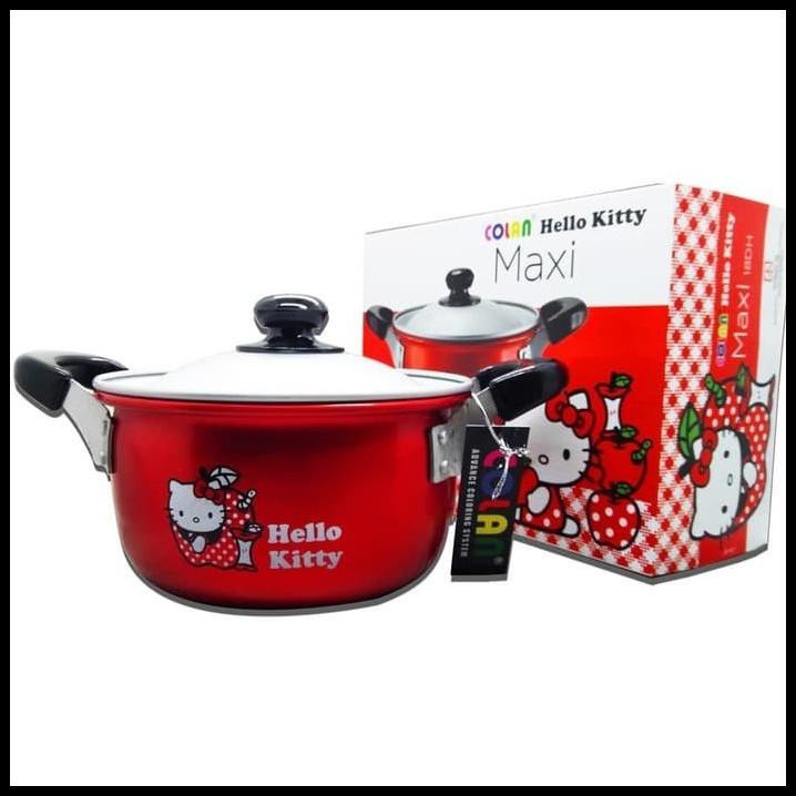 Jual Panci Masak Karakter Hello Kitty Panci Colan Maxi Maspion Merah ...