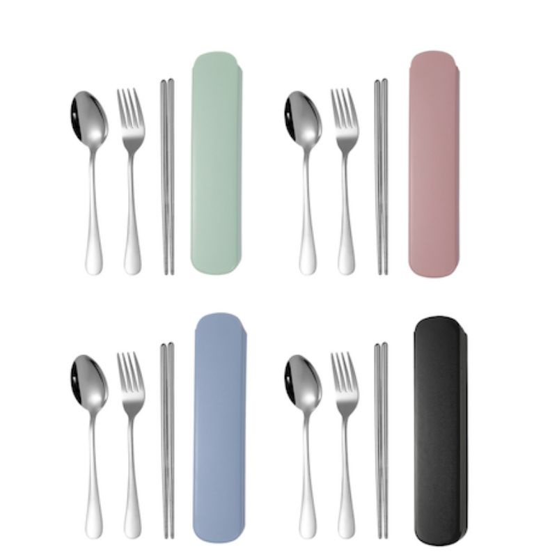 Jual set alat makan stainless steel alat makan set sendok garpu dan ...