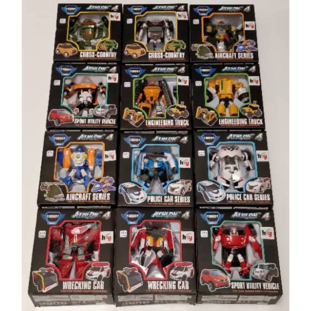 Jual Mainan Tobot Mini Series 1/ Athlon 2 transforms car | Shopee Indonesia