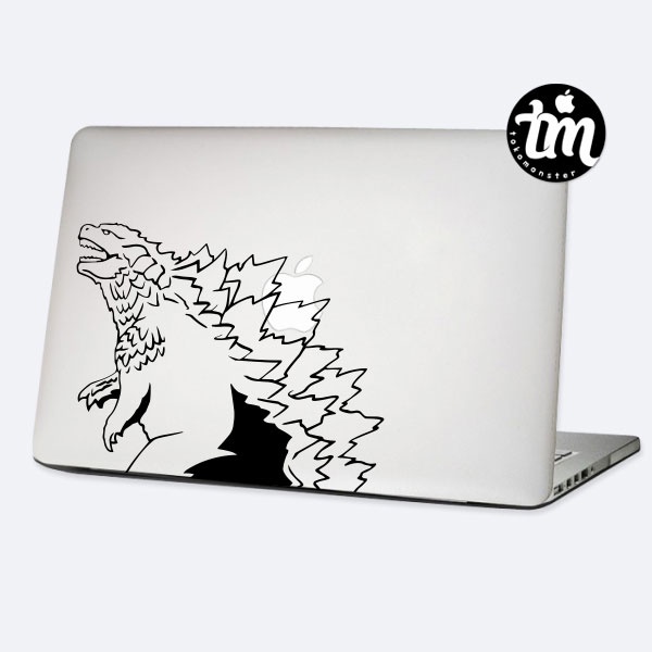Jual Stiker Laptop MacBook Asus Acer Dell Lenovo - Sticker Godzilla 02 ...