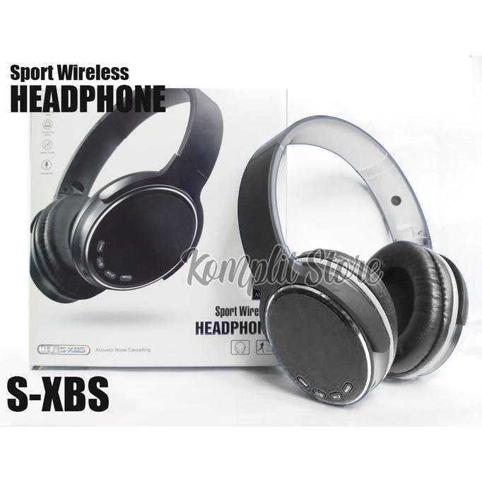 Jual Headset Wirreless Earphone Handsfree Bluetooth S-XBS Extra Bass ...