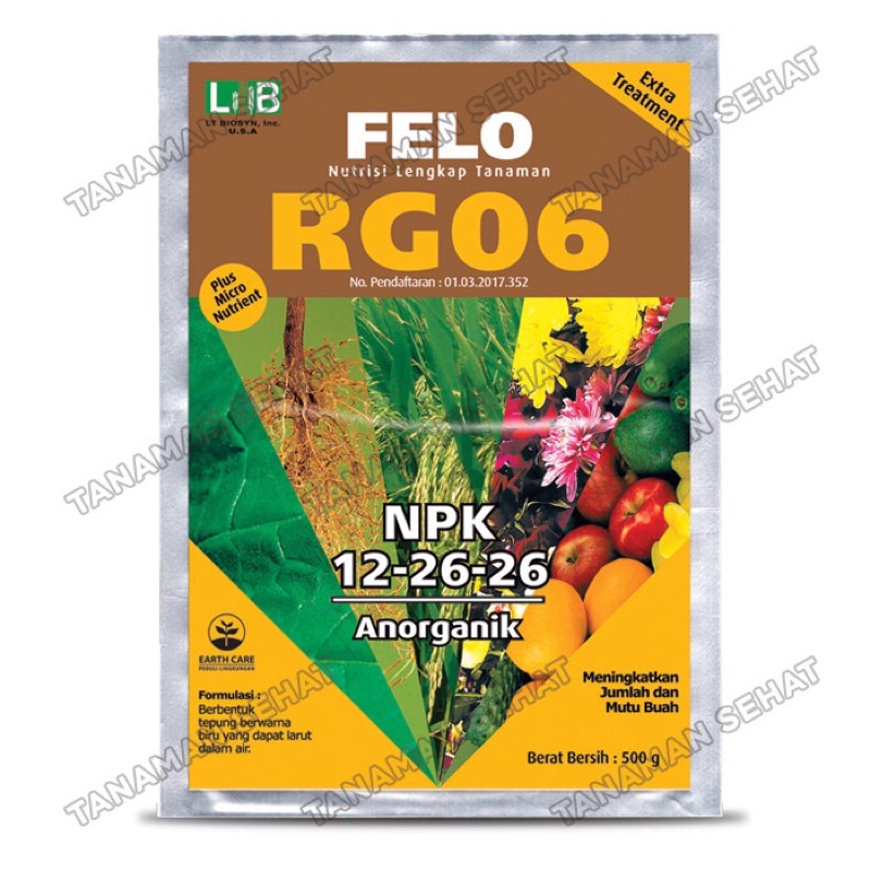 Jual RG06 - NPK 10-26-26 Pupuk Daun Premium + Unsur Mikro | Shopee ...