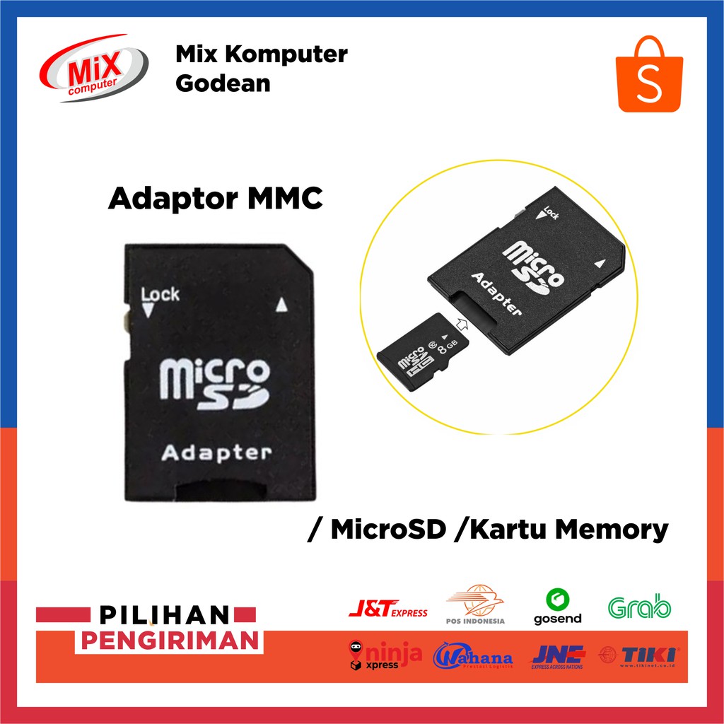 Jual Adaptor / Adaptor MicroSd / Micro SD / MMC / Kartu Memori | Shopee ...