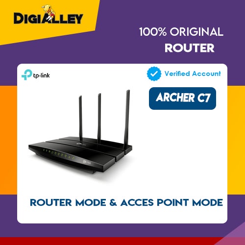 Jual Mesh WiFi Router TP Link ARCHER C7 AC1750 Dual Band Full Gigabit ...