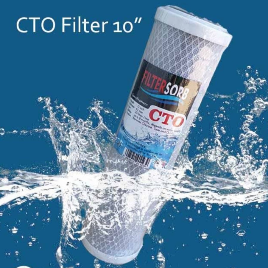 Jual filter air cto 10 inch block filtersorb | Shopee Indonesia