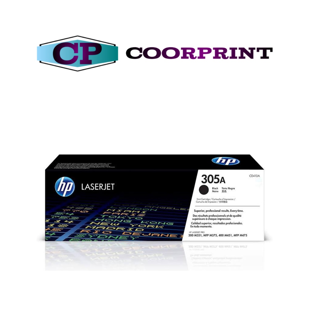 Jual HP 305A Black Original Laserjet Toner Cartridge {CE410A} | Shopee ...