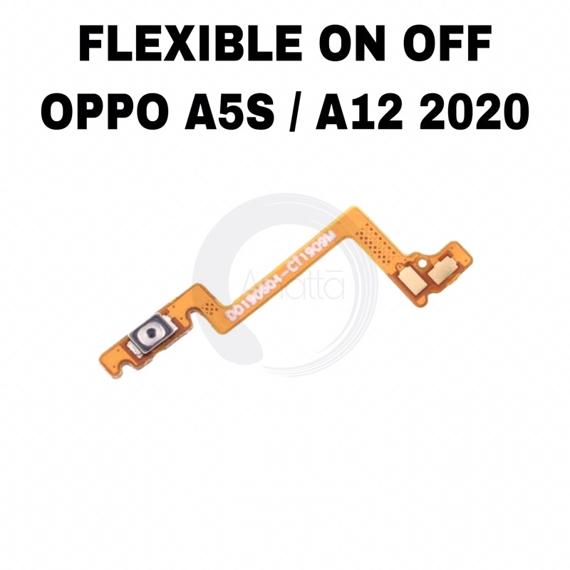 Jual FLEXIBLE ON OFF OPPO A5S / A12 / A11K - Flex Fleksibel Tombol | Shopee Indonesia