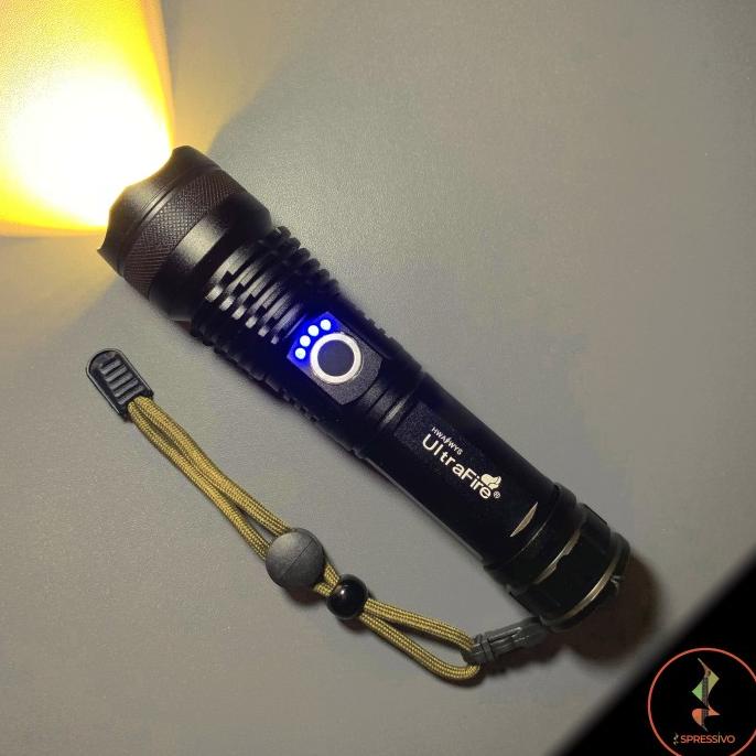 Jual Senter Led Xhp 50 Ultrafire Compact Baterai 18650 26650 Sinar ...